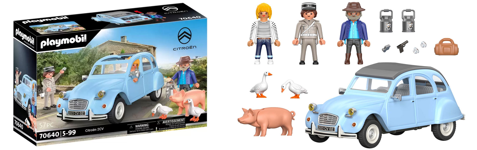 Playmobil predstavlja kultni klasični Citroën 2CV