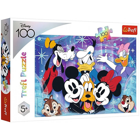 100-delna sestavljanka Veseli Disney risani junaki - Trefl nakupovanje ...