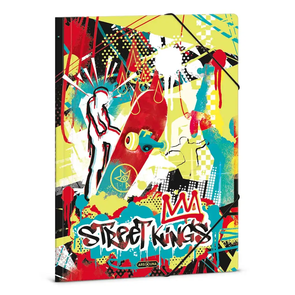 Ars Una Street Kings mapa z elastiko, fascikel A/4 nakupovanje v IgračeShop