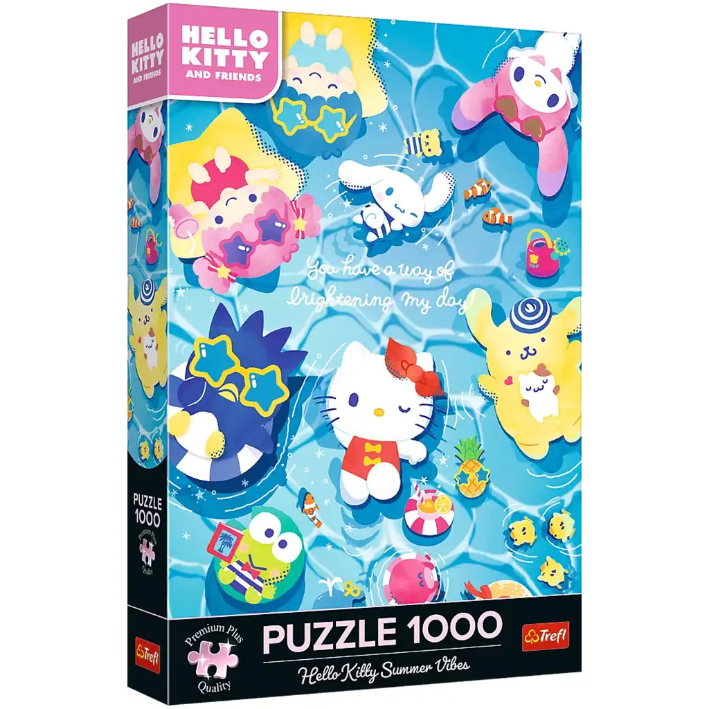 Hello Kitty in prijatelji, 1000-delni premium plus sestavljanka - Trefl ...
