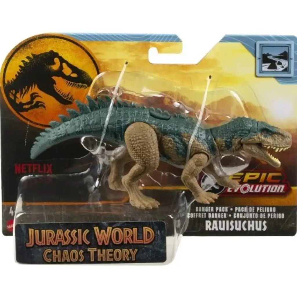 Jurassic World Danger Pack Rauisuchus dinozaver figura - Mattel ...