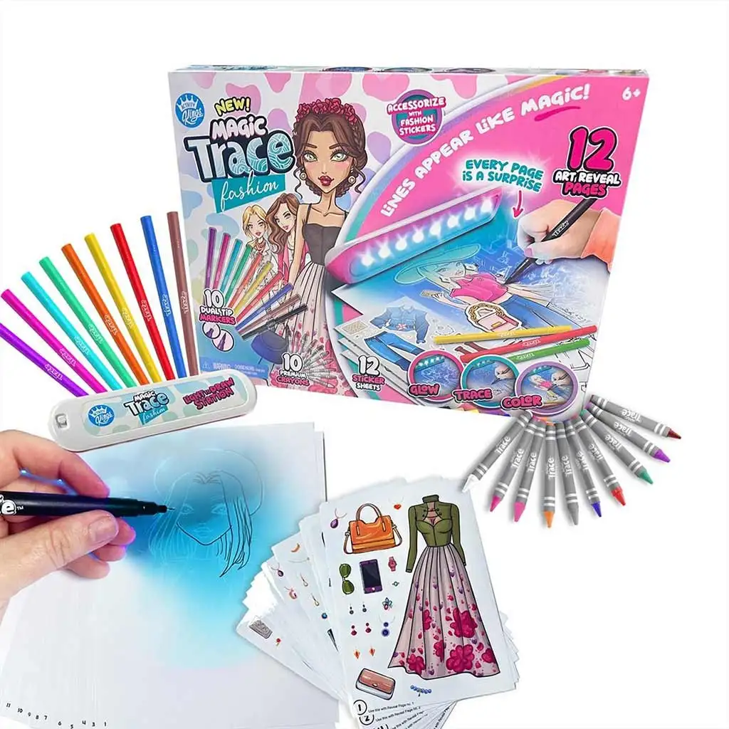 Magic Trace studio Svetleča risba - modni kreativni igralni set ...
