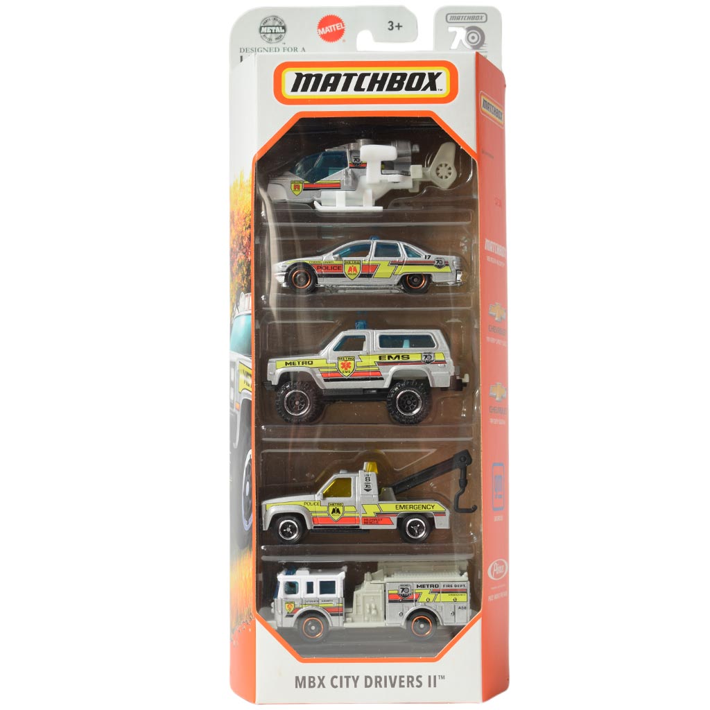 Matchbox BMX City Drivers II set z 5 avtomobilčki - Mattel nakupovanje ...