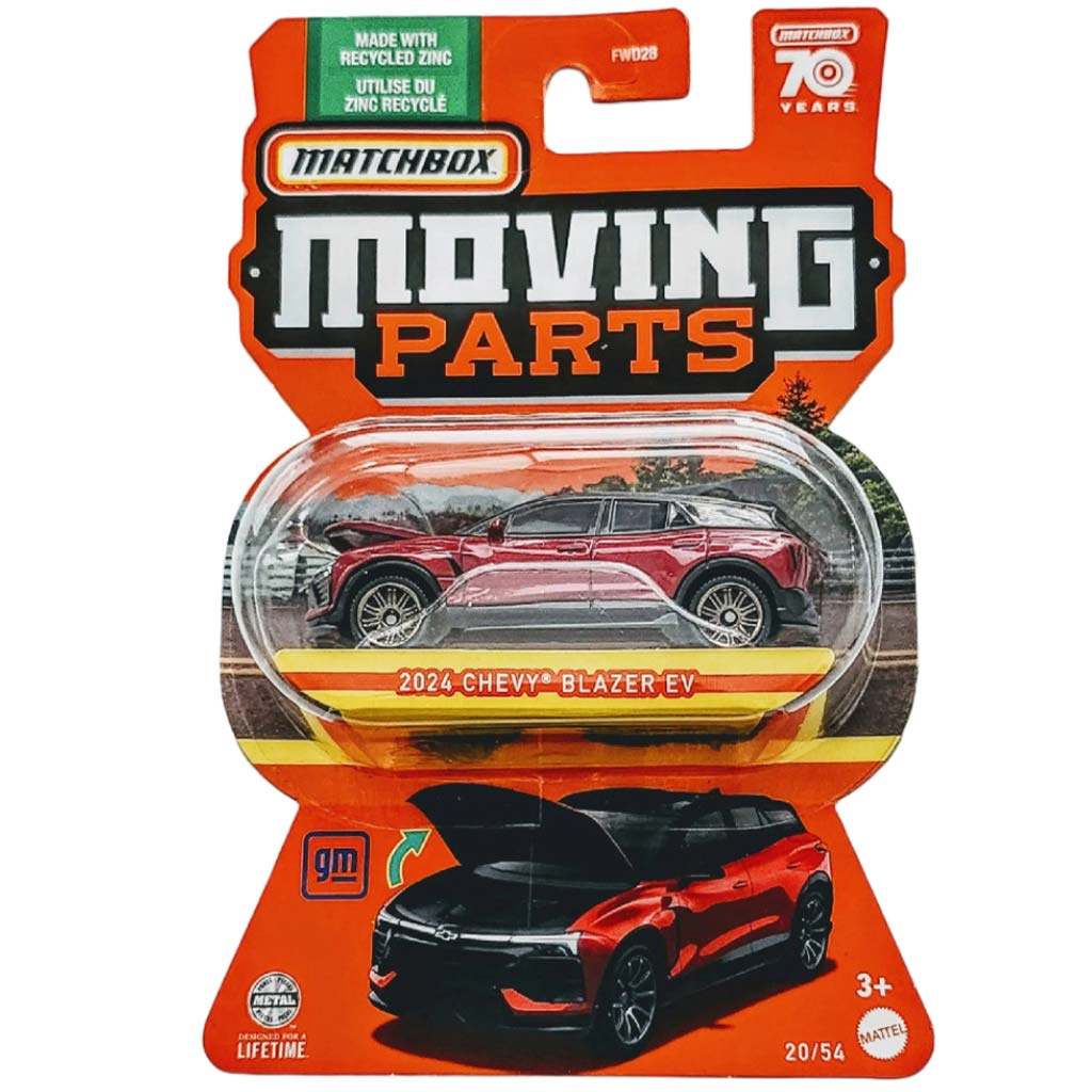 Matchbox Moving Parts Odpirajoči 2024 Chevy Blazer EV avtomobilček 1/64 ...