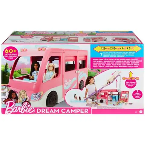 Barbie Avtodom z ogromnim toboganom - Mattel nakupovanje v IgračeShop