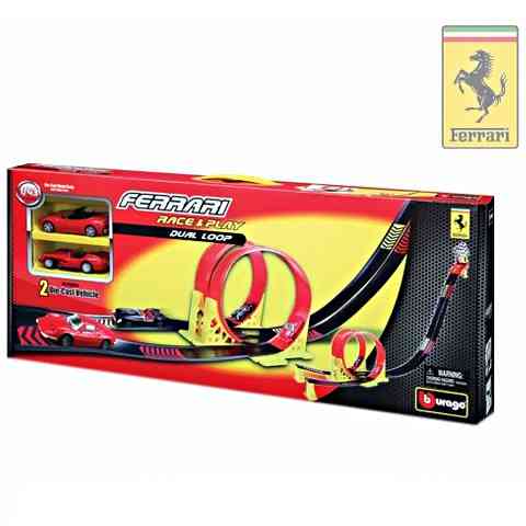 Bburago Ferrari dual loop Igralni komplet nakupovanje v IgračeShop