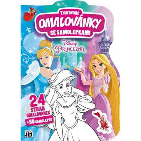 Disney Princeske Pobarvanka A4 z nalepkami nakupovanje v IgračeShop