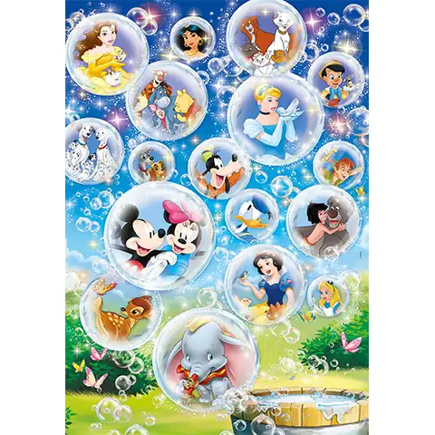 Disney risani junaki 104-delna Supercolor sestavljanka - Clementoni ...