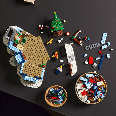 LEGO® Creator Božičkov obisk (10293) nakupovanje v IgračeShop