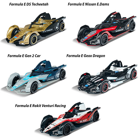 Majorette Formula-E Deluxe Gen 2 5-delni paket avtomobilov - Simba Toys ...