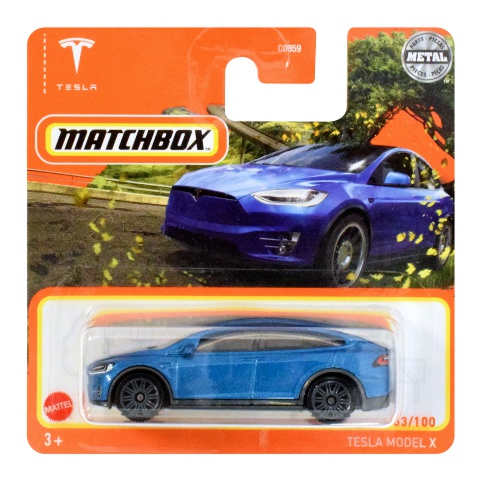 Matchbox avtomobilček 1/64 Tesla Model X - Mattel nakupovanje v IgračeShop