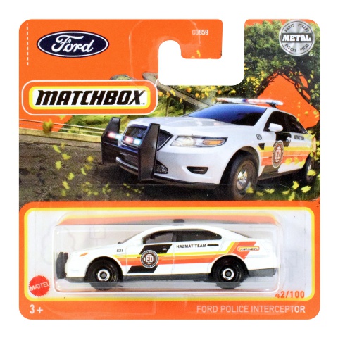 Matchbox beli avtomobilček 1/64 Ford Police Interceptor - Mattel ...