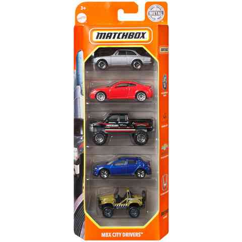 Matchbox MBX City Drivers 5-delni komplet avtomobilčkov - Mattel ...