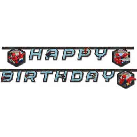 Spider-Man Napis Happy Birthday 180cm nakupovanje v IgračeShop